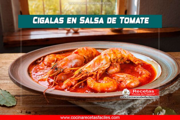 Cigalas en Salsa de Tomate: Receta Fácil y Deliciosa