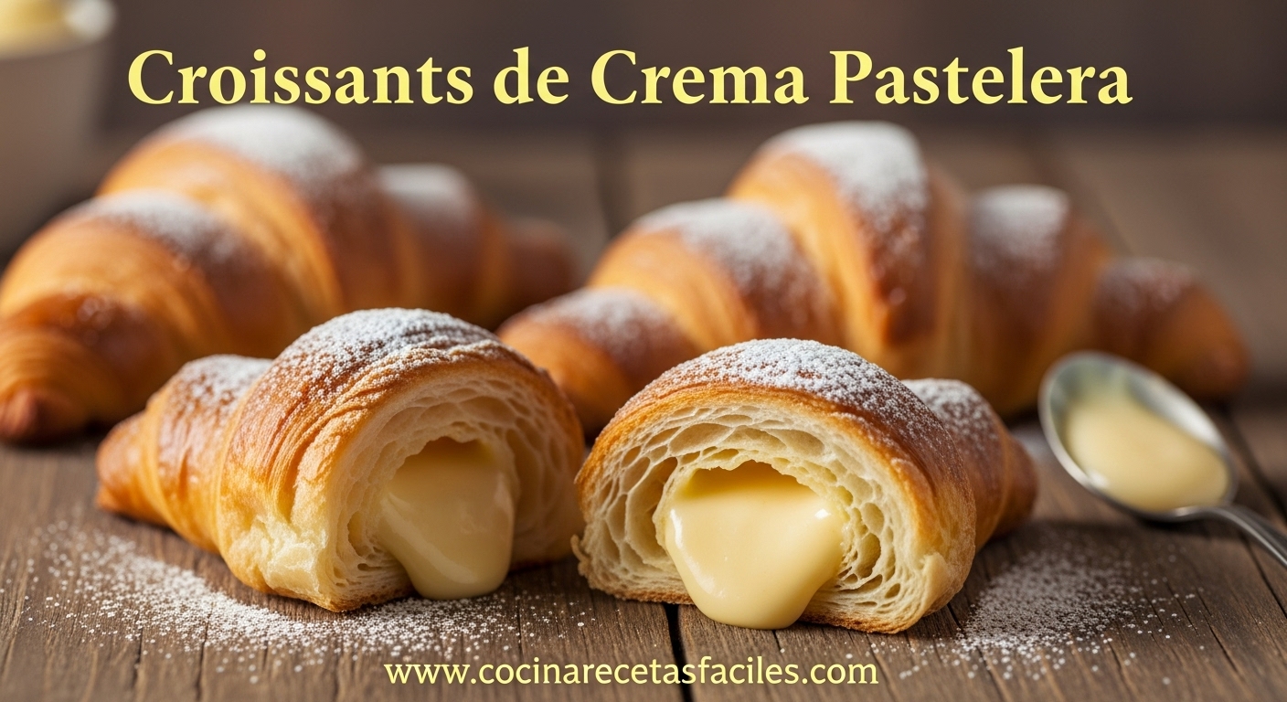 Croissant de Crema Pastelera: Fácil y delicioso