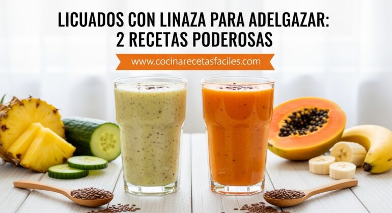 Licuados con Linaza para Adelgazar: 2 Recetas Caseras Efectivas