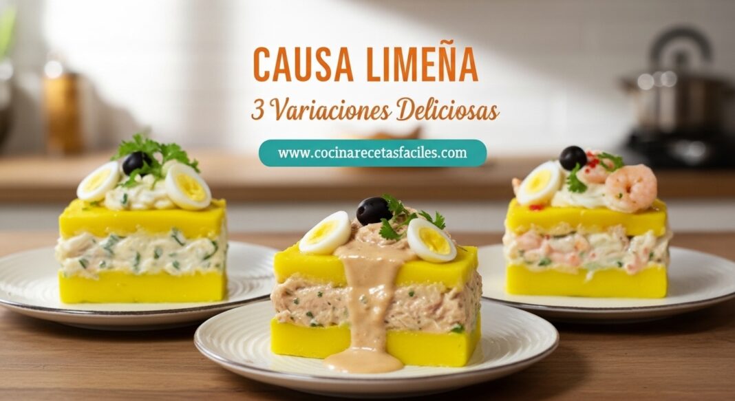 Causa Limeña: 3 Recetas Tradicionales Peruanas Fáciles