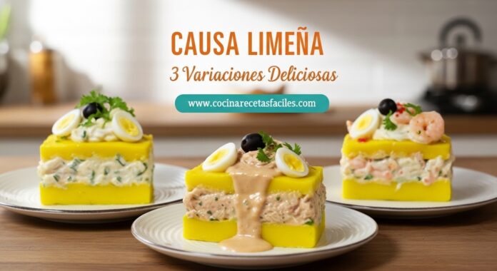 Causa Limeña: 3 Recetas Tradicionales Peruanas Fáciles
