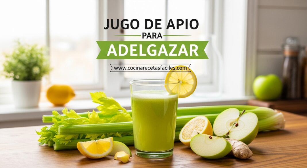 Jugo De Apio Para Adelgazar: Beneficios y Receta Paso a Paso