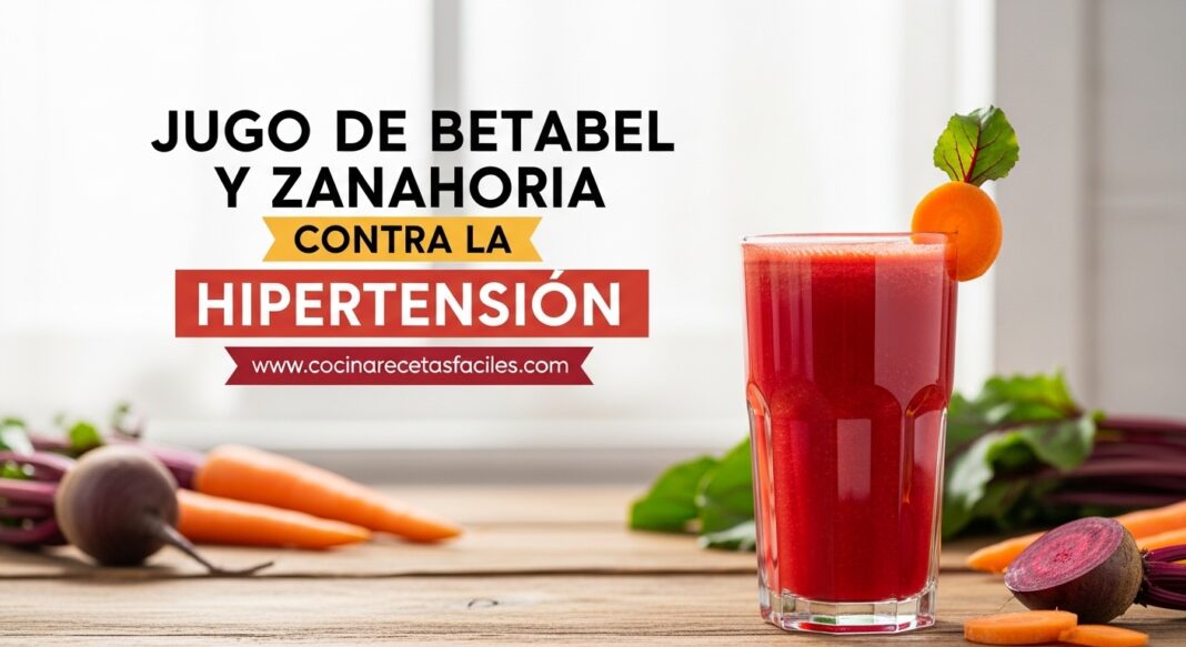 Jugo de Betabel y Zanahoria contra la Hipertensión