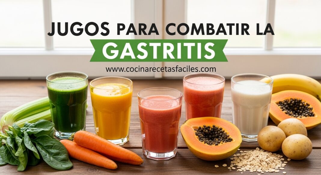 Jugos para combatir la Gastritis | Batidos Naturales Antiácidos