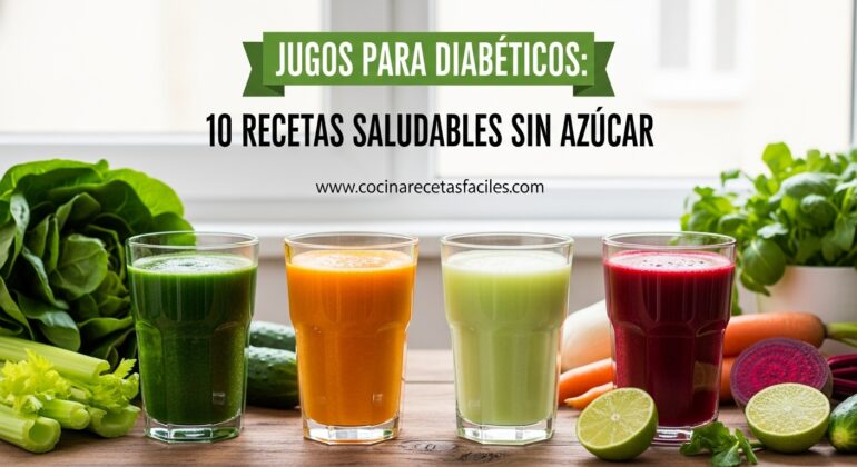 Jugos para Diabéticos: 10 Recetas Saludables Sin Azúcar