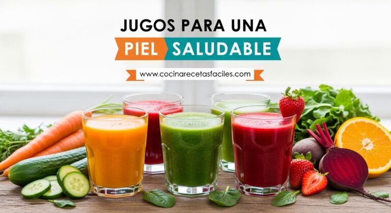 Jugos para una Piel Saludable: Recetas Caseras Naturales