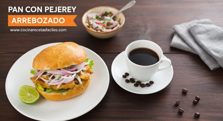 Pan con Pejerrey Arrebozado - Receta Peruana Fácil