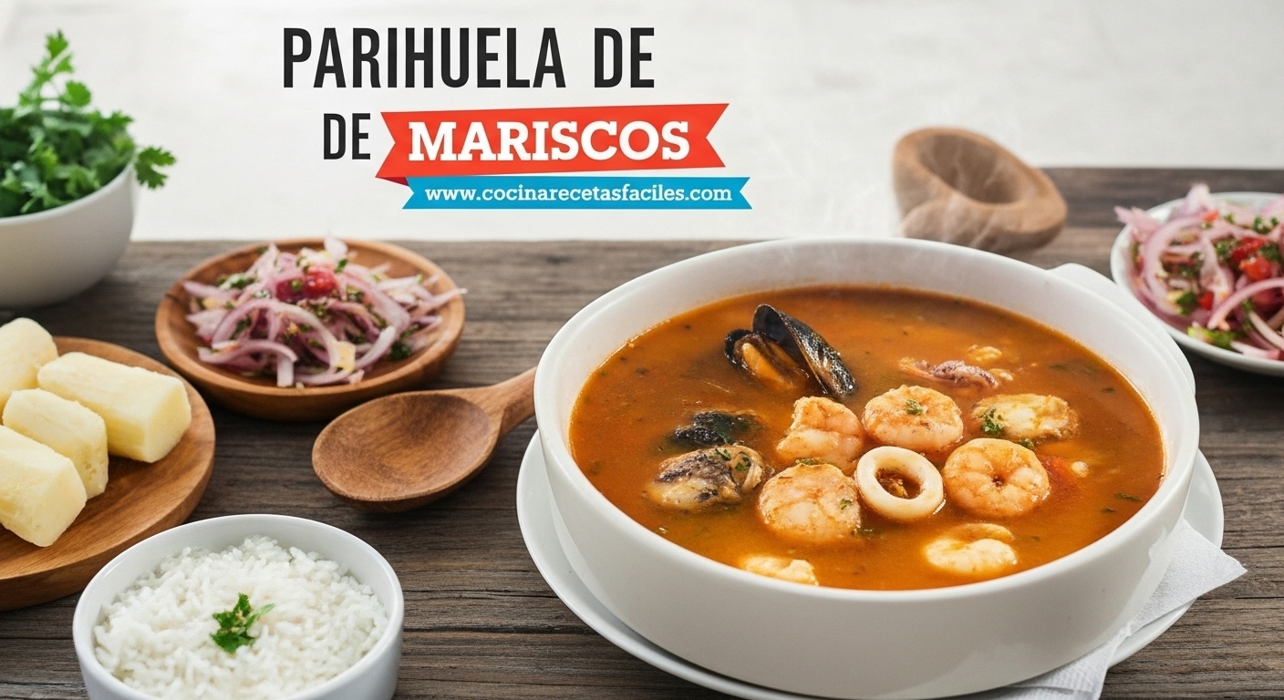 Parihuela Peruana Fácil | Receta de Mariscos Auténtica
