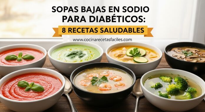 Sopas Bajas en Sodio para Diabéticos: 8 Recetas Saludables
