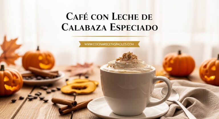 Café con Calabaza Especiado Casero: Pumpkin Spice Latte Fácil