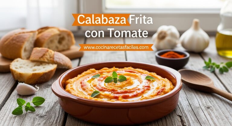 Calabaza Frita con Tomate: Receta Andaluza Casera