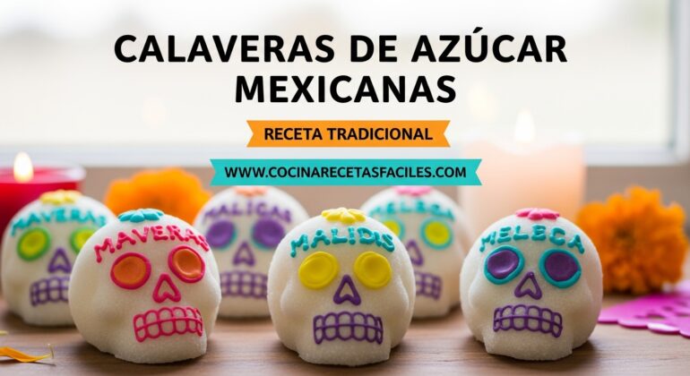 Calaveras de Azúcar Mexicanas: Receta Casera Fácil Paso a Paso