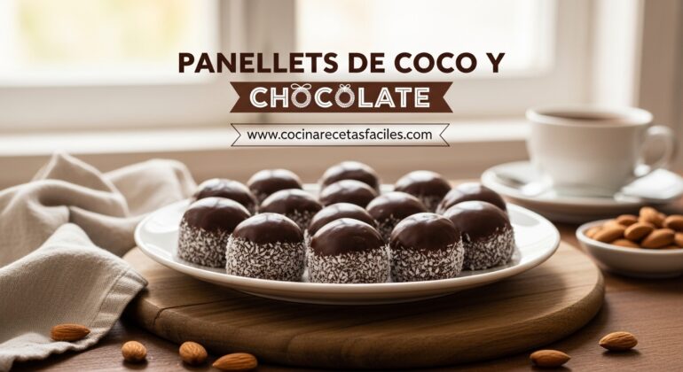 Panellets de Coco y Chocolate: Receta Fácil Paso a Paso