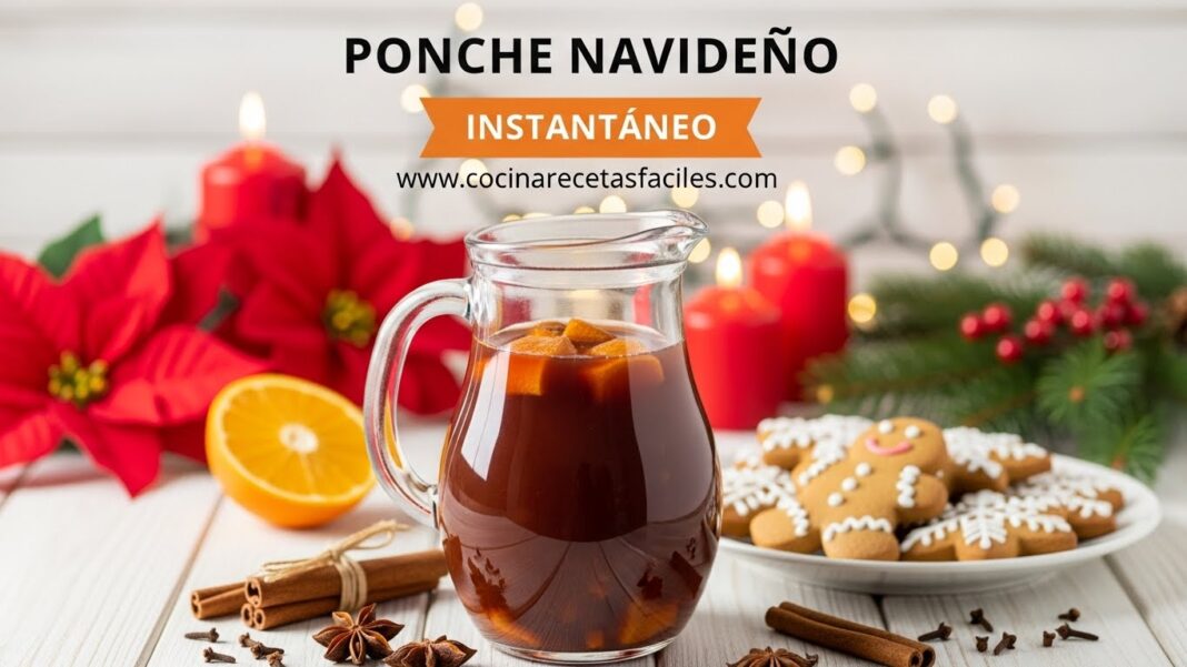Ponche Navideño Instantáneo en 25 Minutos | Fácil