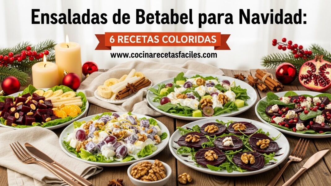 Ensalada de Betabel para Navidad: 6 Recetas Caseras Saludables