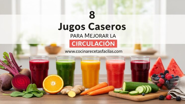 Jugos para la Circulación Sanguínea: 8 Recetas Caseras