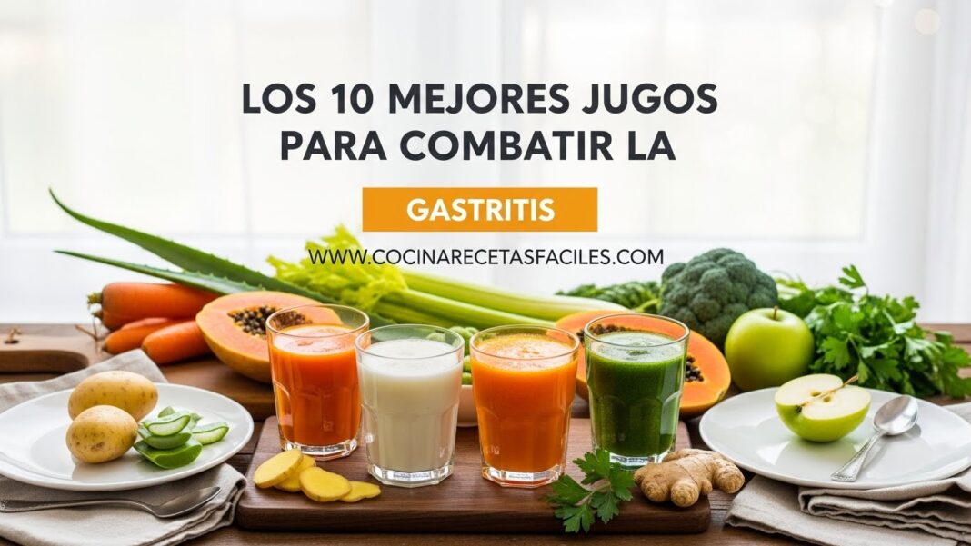 10 Jugos Caseros para Gastritis que Alivian Naturalmente | 2026