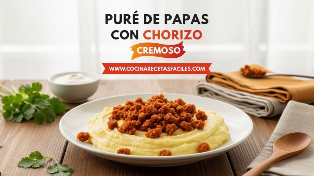 Puré de Papas con Chorizo: Receta Casera Fácil